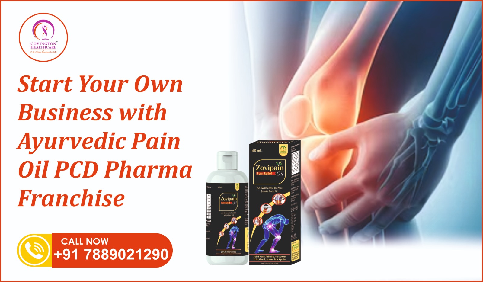 Start Your Own Business with Ayurvedic Pain Oil PCD Pharma Franchise